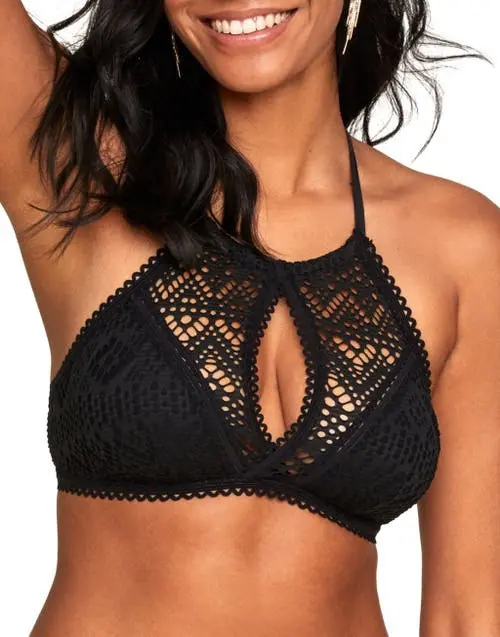 ADORE ME Lianne Crochet Swimwear Bra - Black