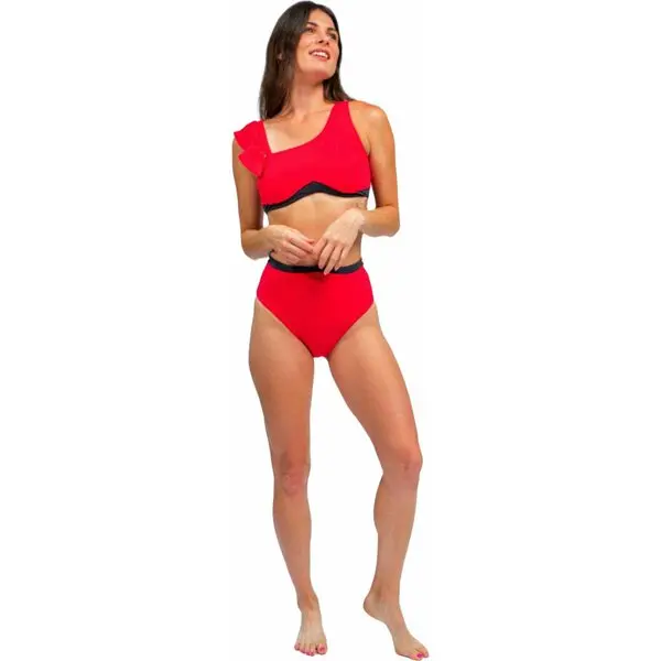 MARY MERCEDES Rafaela Contouring Bikini Top - Red