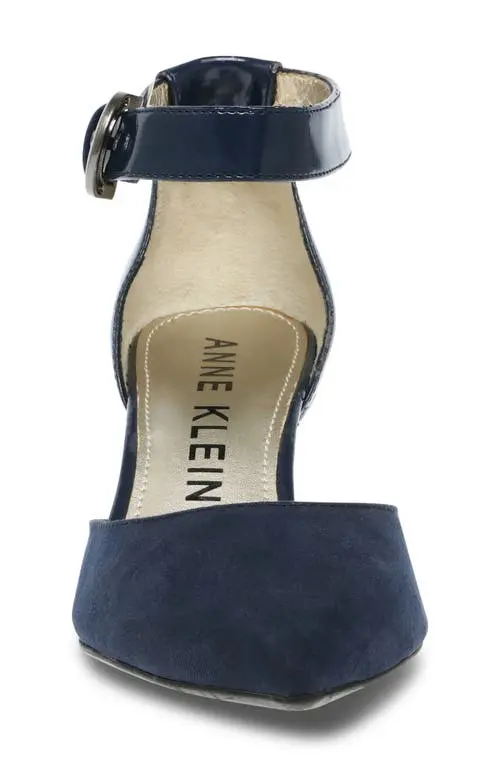 Anne Klein Fabulist Pointed Toe Pump - Navy