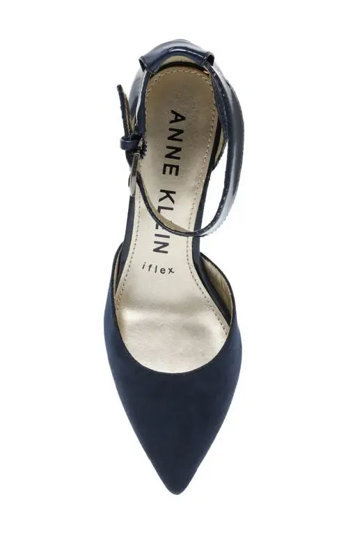 Anne Klein Fabulist Pointed Toe Pump - Navy