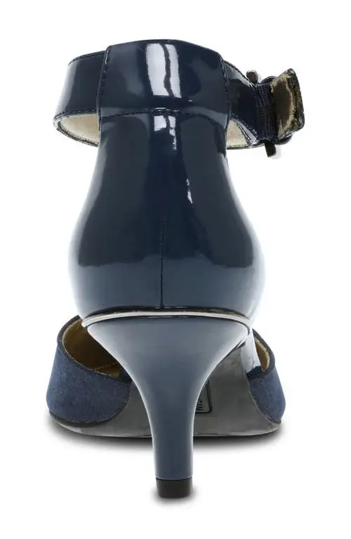 Anne Klein Fabulist Pointed Toe Pump - Navy