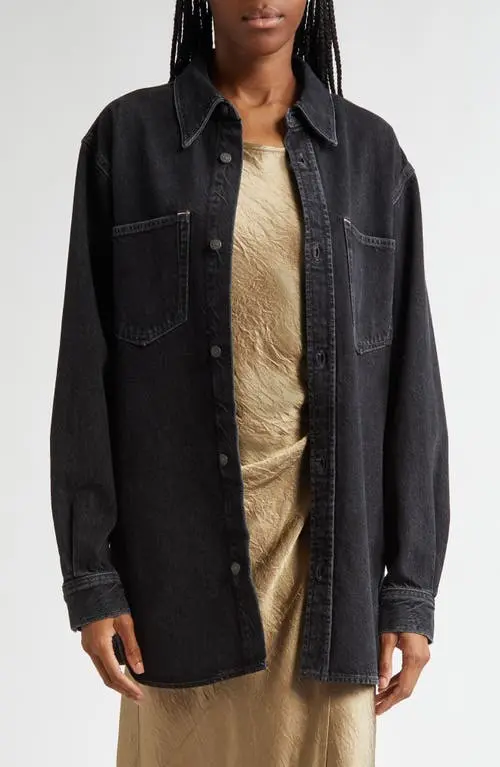 Acne Studios Relaxed Fit Organic Cotton Denim Shirt