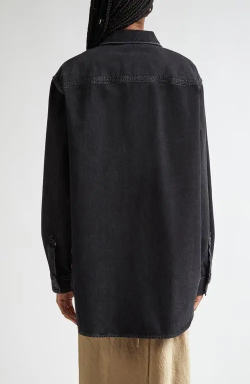 Acne Studios Relaxed Fit Organic Cotton Denim Shirt