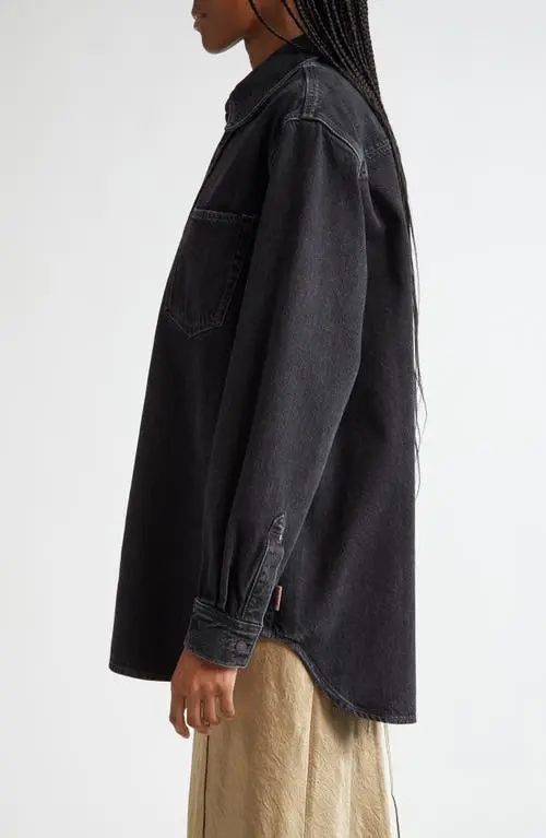 Acne Studios Relaxed Fit Organic Cotton Denim Shirt
