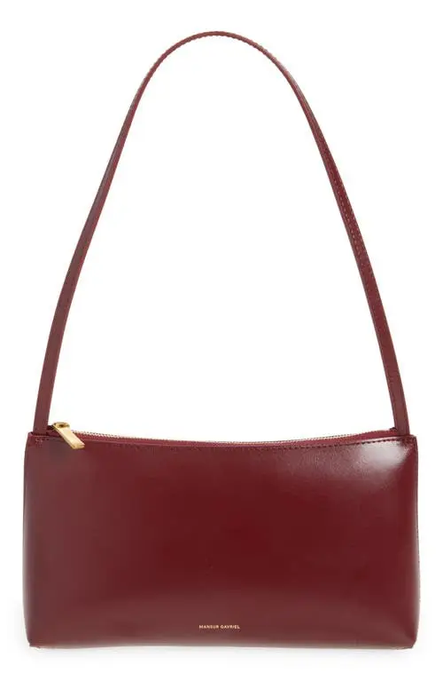 MANSUR GAVRIEL Gaia Leather Shoulder Bag - Claret