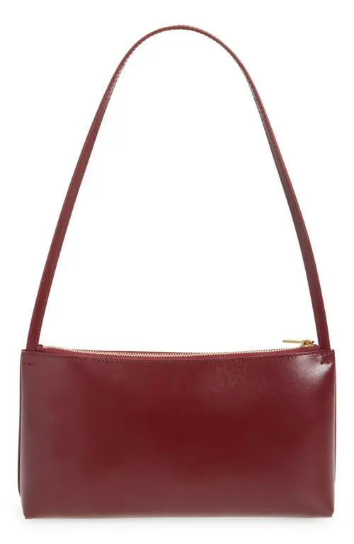 MANSUR GAVRIEL Gaia Leather Shoulder Bag - Claret