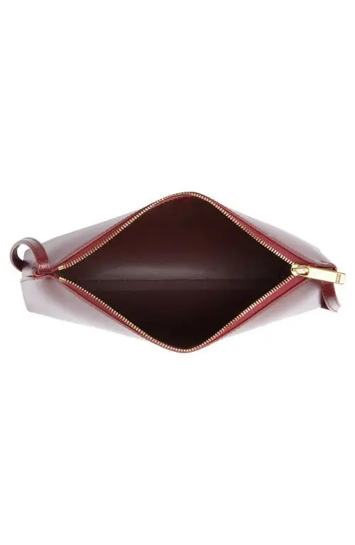 MANSUR GAVRIEL Gaia Leather Shoulder Bag - Claret