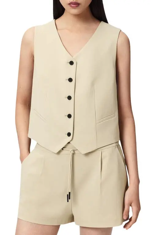 ALLSAINTS Aleida Lightweight Vest - Haze