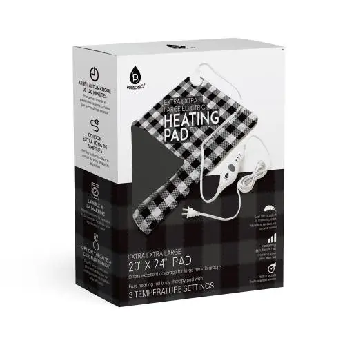 PURSONIC Extra Extra Large Electric Heating Pad - Checkers Pattern
