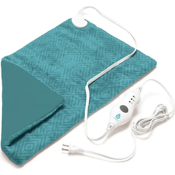 PURSONIC Extra Extra Large Electric Heating Pad - Aqua