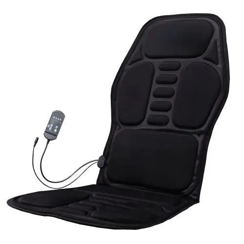 PURSONIC Chair Cushion With Heat And Vibration - Black