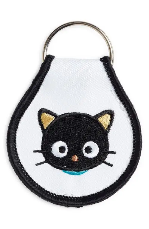 THREE POTATO FOUR X Sanrio ® Embroidered Patch Keychain - Chococat