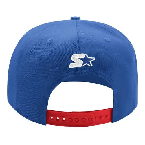 STARTER Red New York Rangers Arch Logo Two-tone Snapback Hat