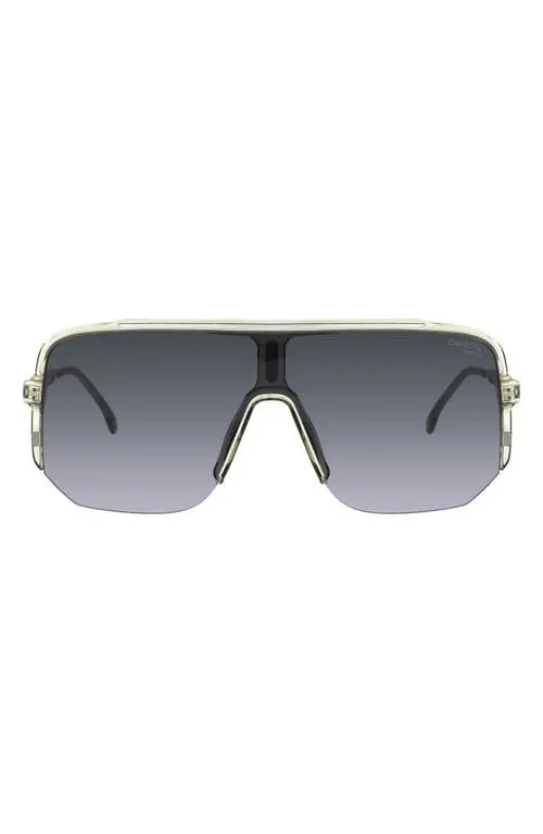 Carrera Eyewear 99mm Oversized Shield Sunglasses - Grey/ Dark Grey Sf