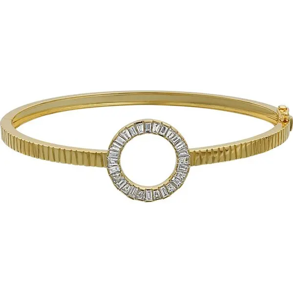 Bony Levy Circle Of Life Diamond Bangle - 18k Yellow Gold