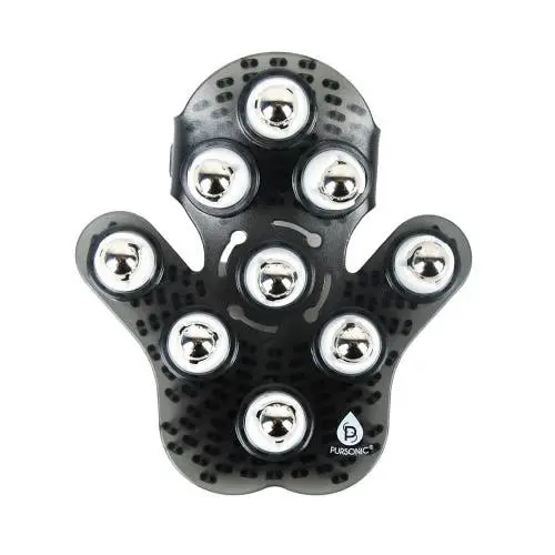 PURSONIC Mario Lopez Palm Shaped Massage Glove - Black