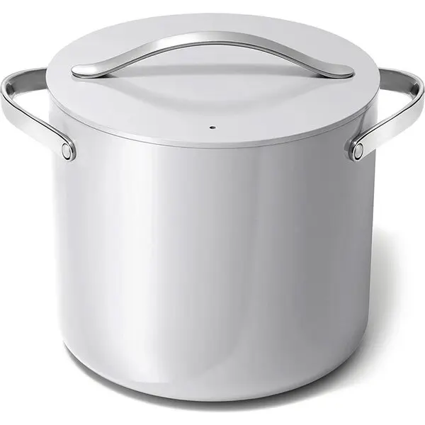 CARAWAY Nonstick Ceramic 12-quart Stockpot With Lid - Gray