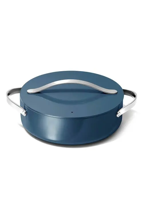 CARAWAY Nonstick Ceramic Rondeau Pan & Lid - Navy