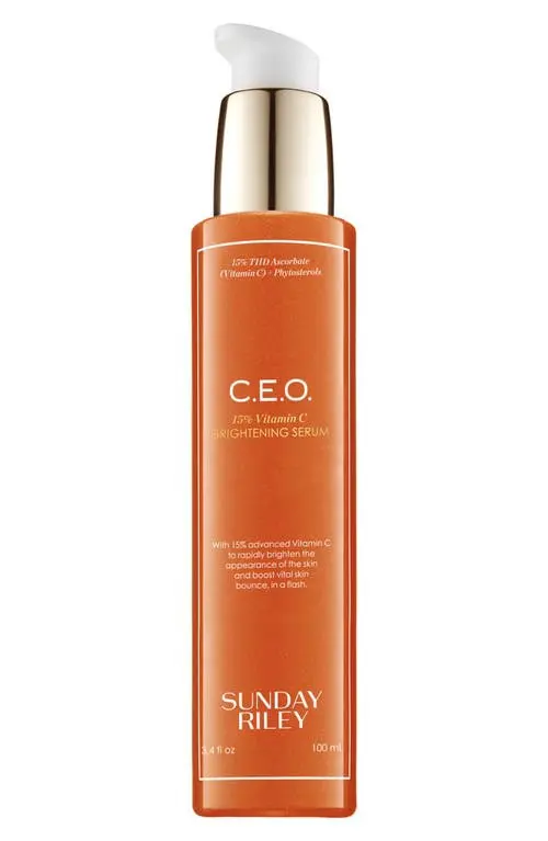 Sunday Riley Jumbo C.e.o. Brightening Serum $284 Value - No Color
