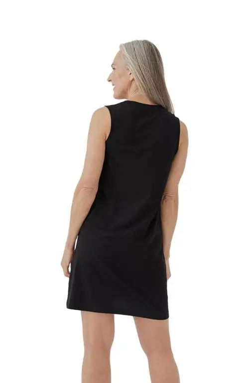 PACT A-line Tank Dress - Black