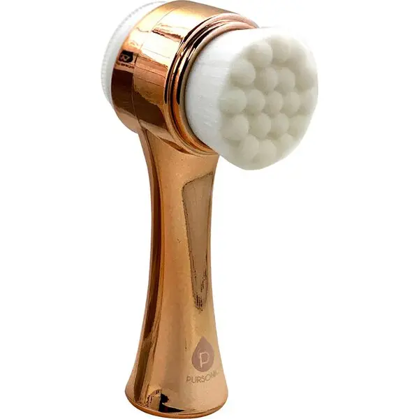 PURSONIC Dual Sided Facial Cleansing Brush - Rose Gold