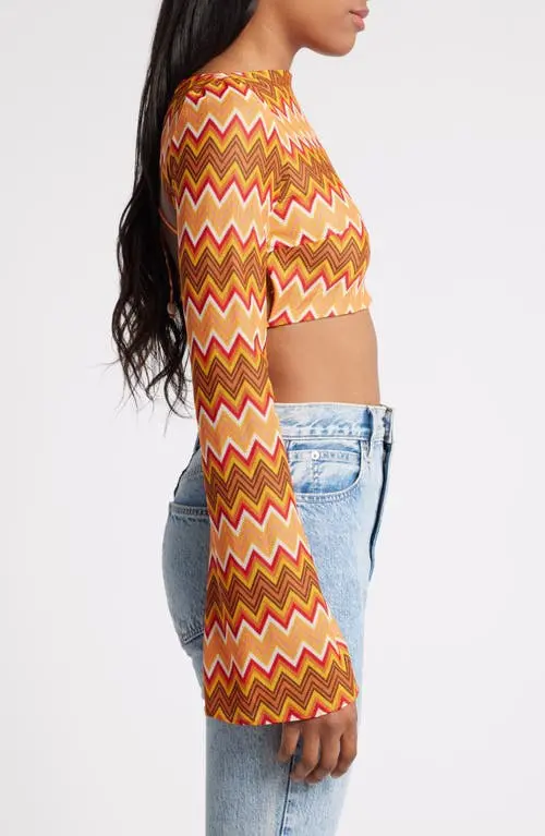 MISTRESS ROCKS Lace-up Back Knit Top