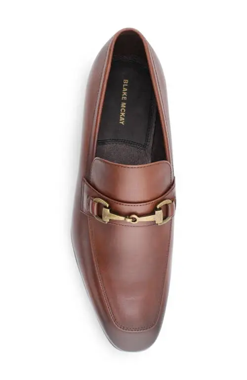 BLAKE MCKAY Dylan Bit Apron Toe Loafer - Brandy