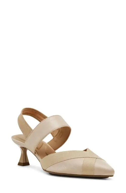Anne Klein Ireland Kitten Heel Pumps - Natural