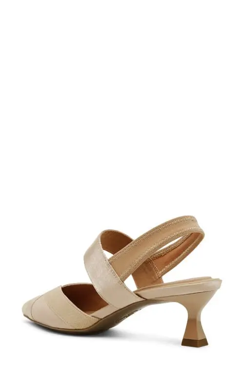 Anne Klein Ireland Kitten Heel Pumps - Natural
