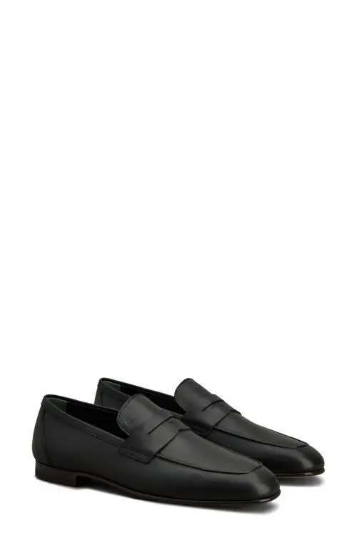 TOD'S Deconstructed Penny Loafer - Nero
