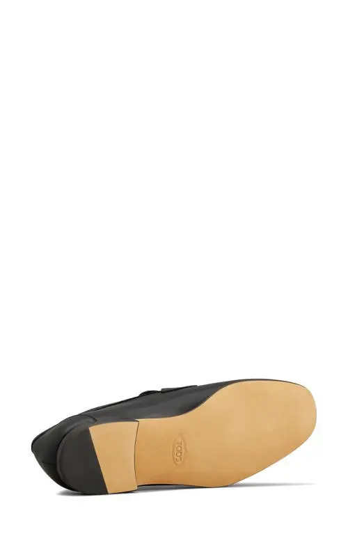TOD'S Deconstructed Penny Loafer - Nero