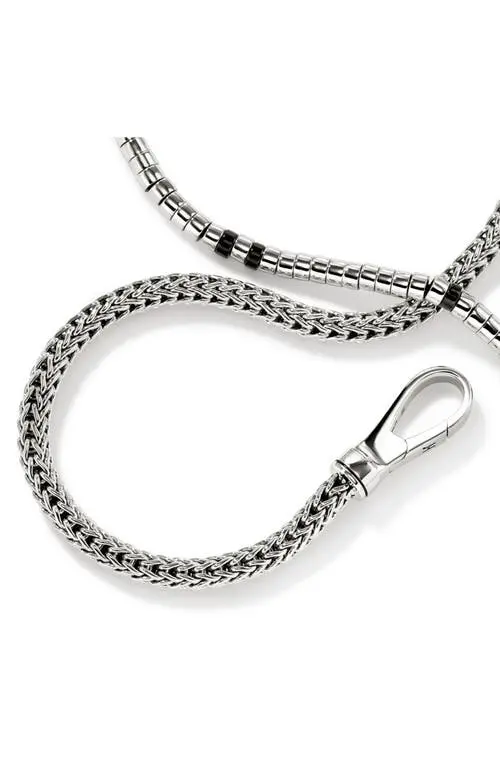 John Hardy Sterling And Onyx Bracelet