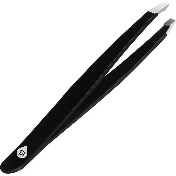 PURSONIC Salon Grade Slant Tip Tweezer - Black