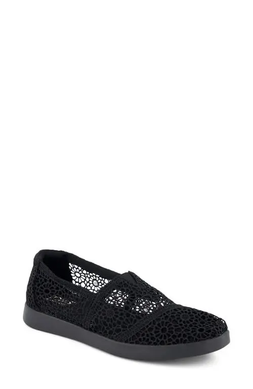 Toms Alpargata Plus Slip-on - Black Crochet