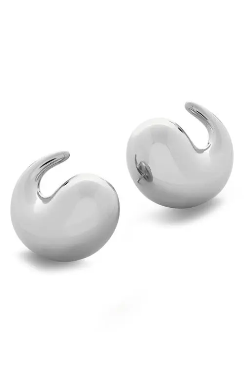 Monica Vinader Nura Wrap Earrings - Sterling Silver