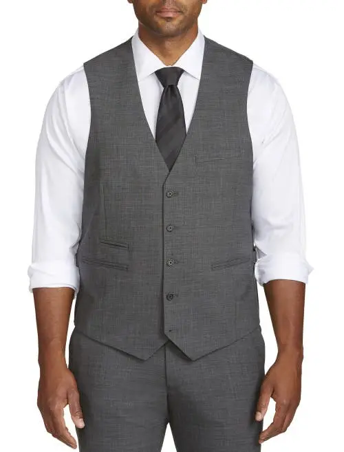 SYNRGY BY DXL Performance Suit Vest - Grey