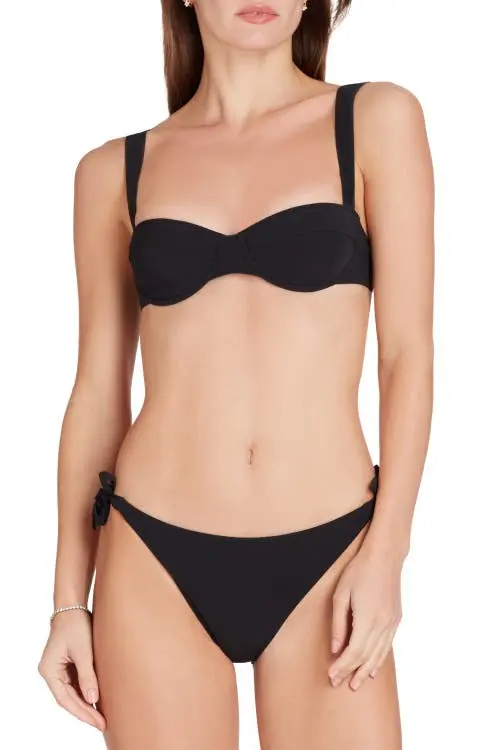 VALIMARE Milos Side Tie Bikini Bottom - Black