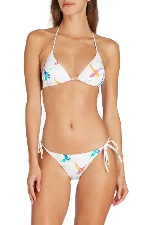 VALIMARE Lisbon Printed Bikini Top - Off White