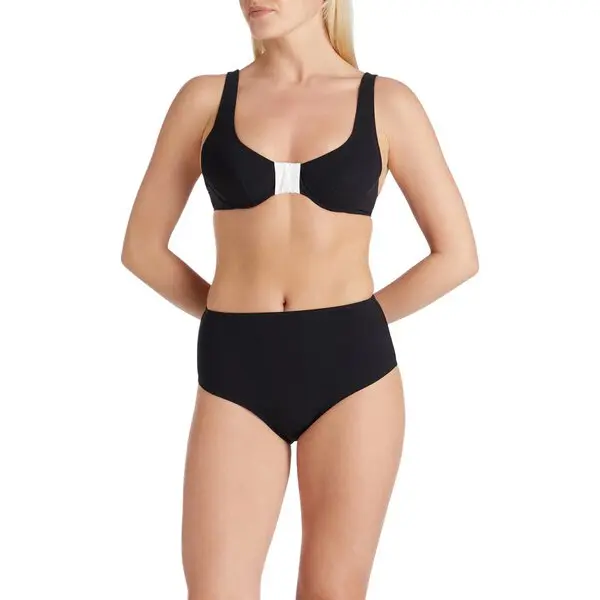 VALIMARE Antibes Underwire Bikini Top - Black