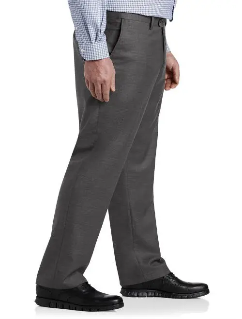 OAK HILL PREMIUM BY DXL Sharkskin Suit Pants