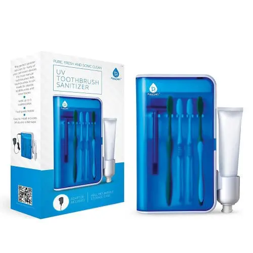 PURSONIC Uv Family Toothbrush Sanitizer With Ac Adapter - Multicolor