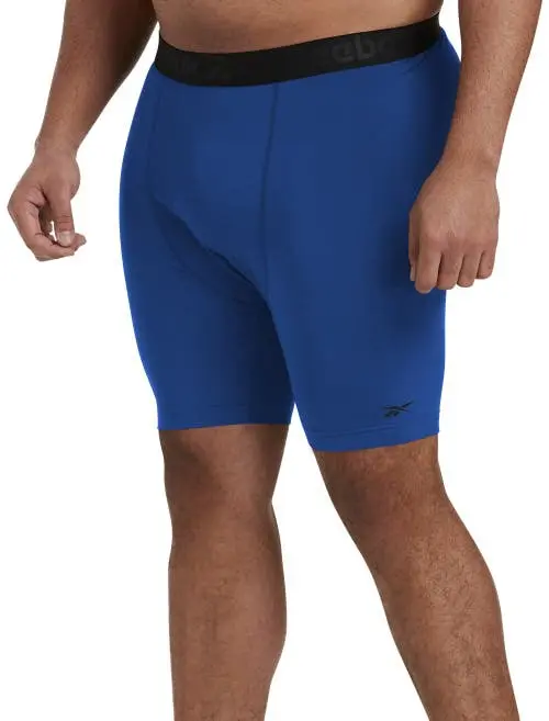 REEBOK Big & Tall Speedwick Base Layer Shorts - Cobalt