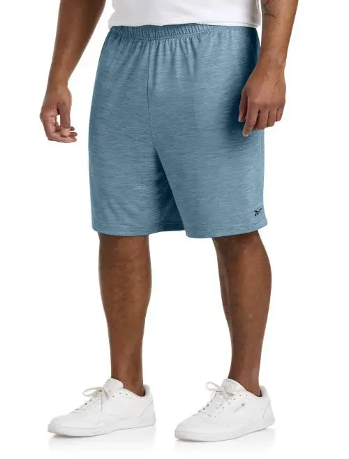 REEBOK Performance Tech Heather Shorts - Recovery Blue Hthr