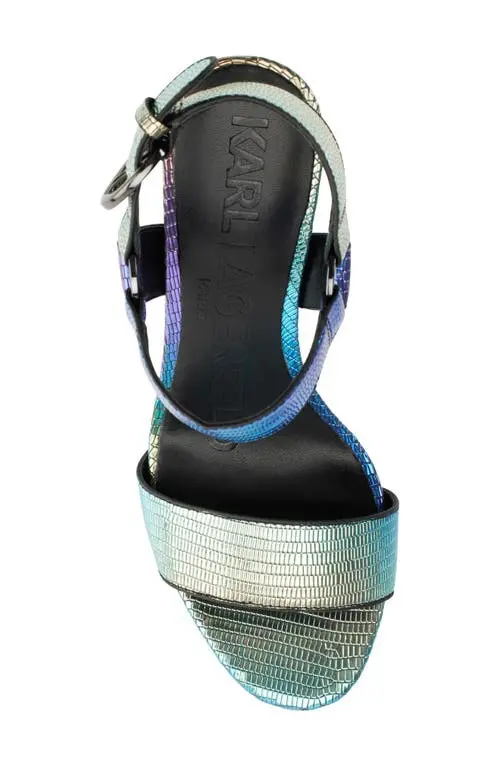 Karl Lagerfeld Paris Cieone Ankle Strap Sandal