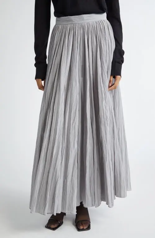 TOTEME Semisheer Plissé Maxi Skirt