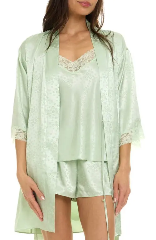 Flora Nikrooz Sabrina Travel Pajamas & Robe Set - Mint