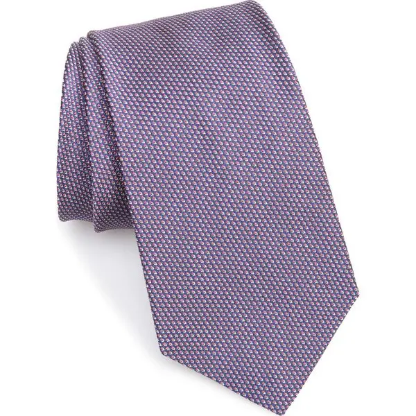 Ralph Lauren Purple Label Bond St. Solid Neck Tie - Navy/pink