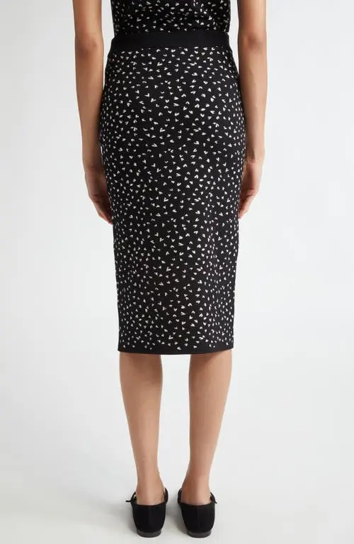 Max Mara Opunzia Jacquard Midi Skirt