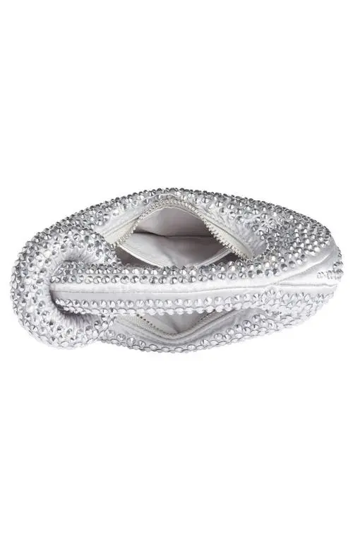 Jw Pei Mini Abacus Embellished Top Handle Bag - Silver