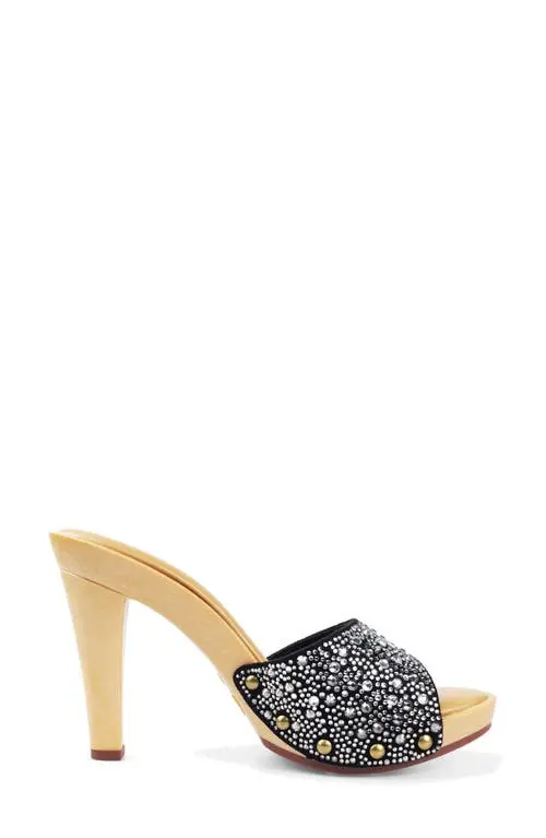 CANDIE'S Kaia Platform Slide Sandal - Black